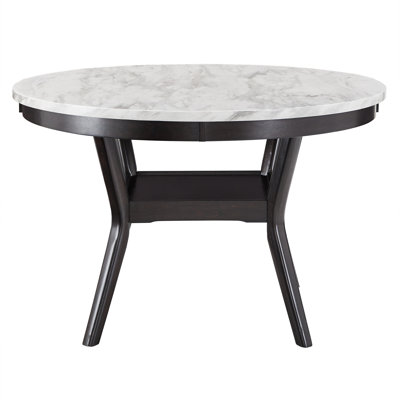 Alcott Hill Wilber Marble Counter Height Dining Table Reviews Wayfair
